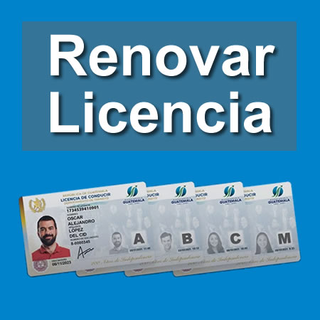 Renovar Licencia de Conducir - Portal de Tránsito Guatemala